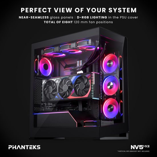GetUSCart- Phanteks NV5 MK2, Showcase Mid-Tower Chassis, Rear-Connect ...