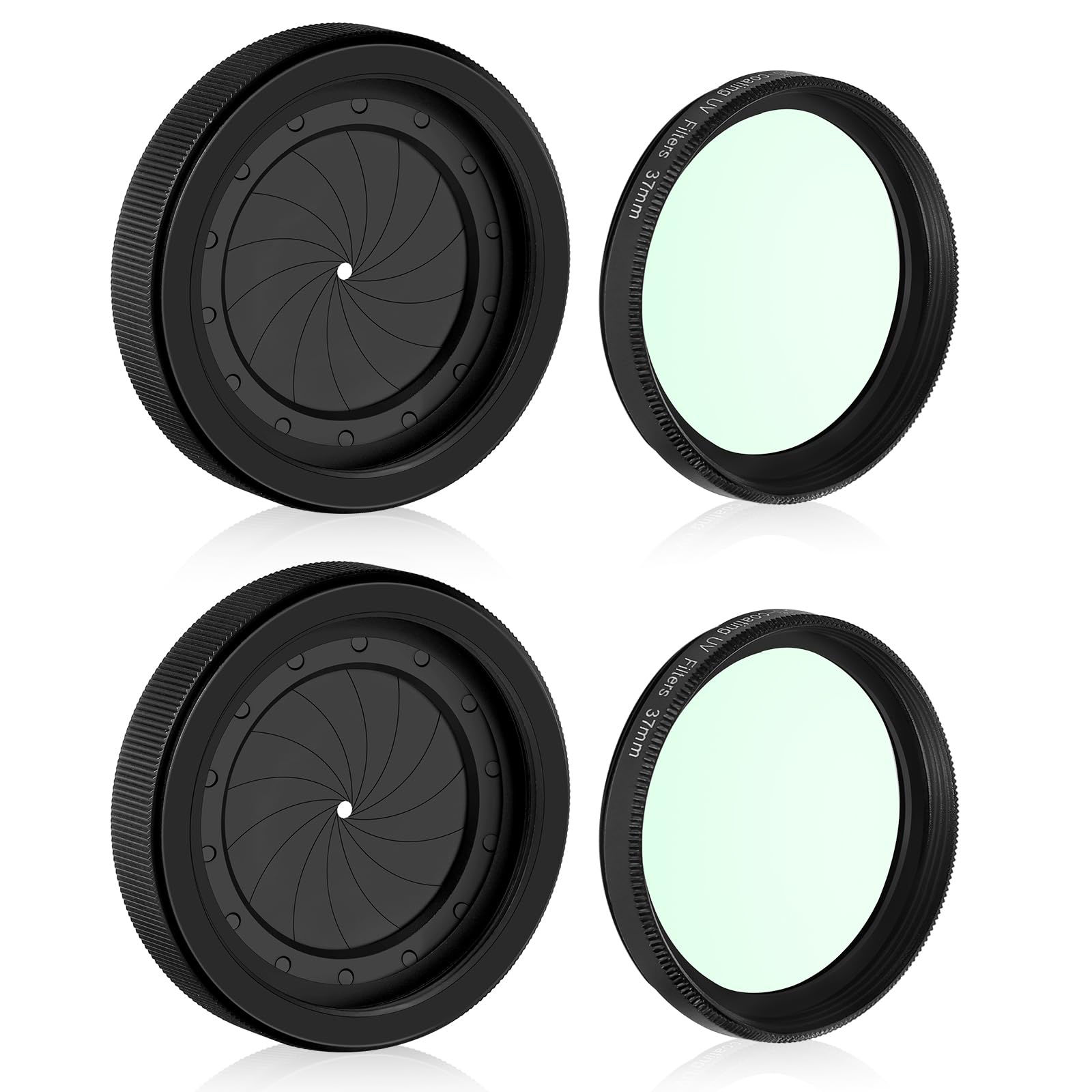 GetUSCart- Adjustable Iris Aperture Diaphragm Filter Pack M30 to M37 ...