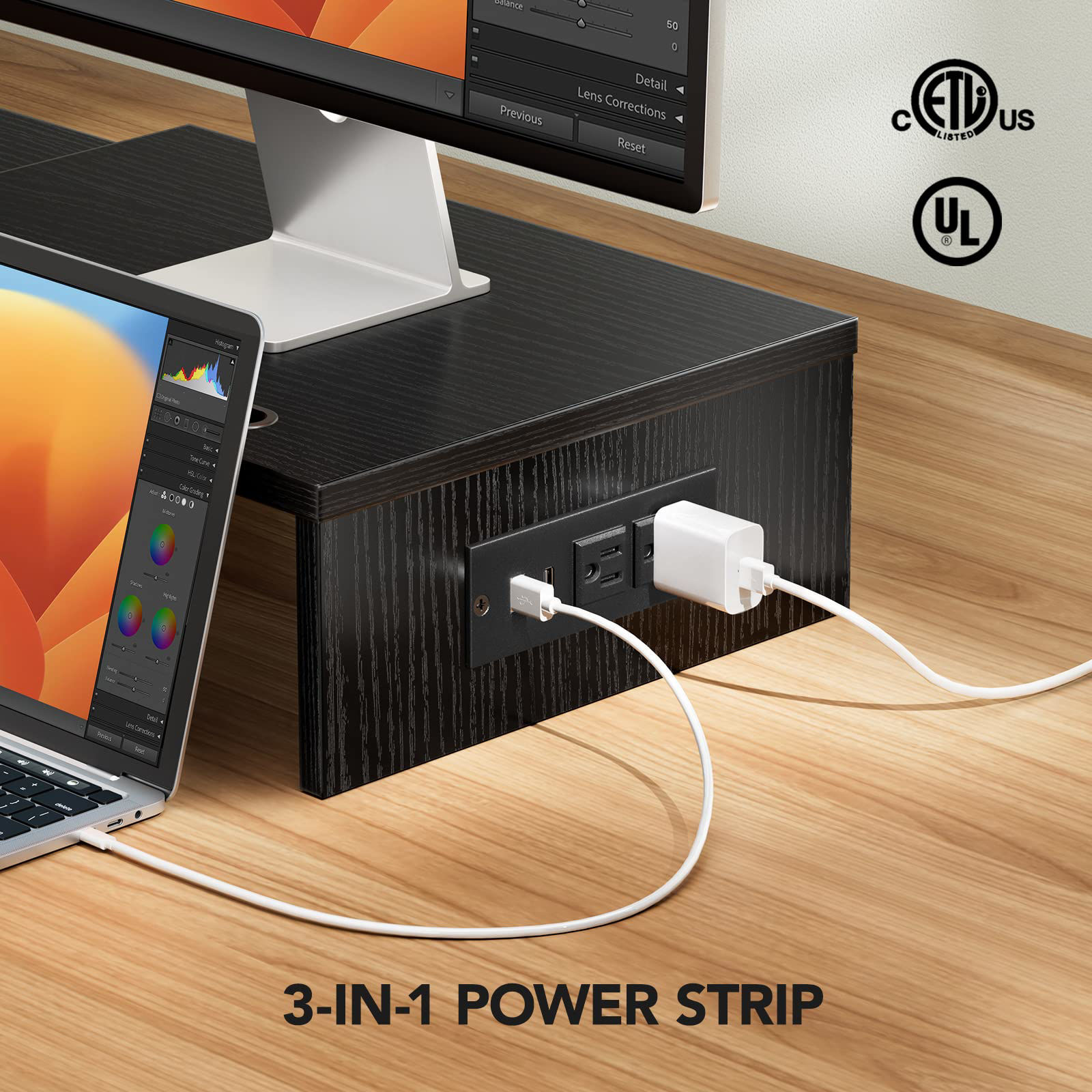 GetUSCart- HUANUO Dual Monitor Stand -Monitor Stand with USB ports ...