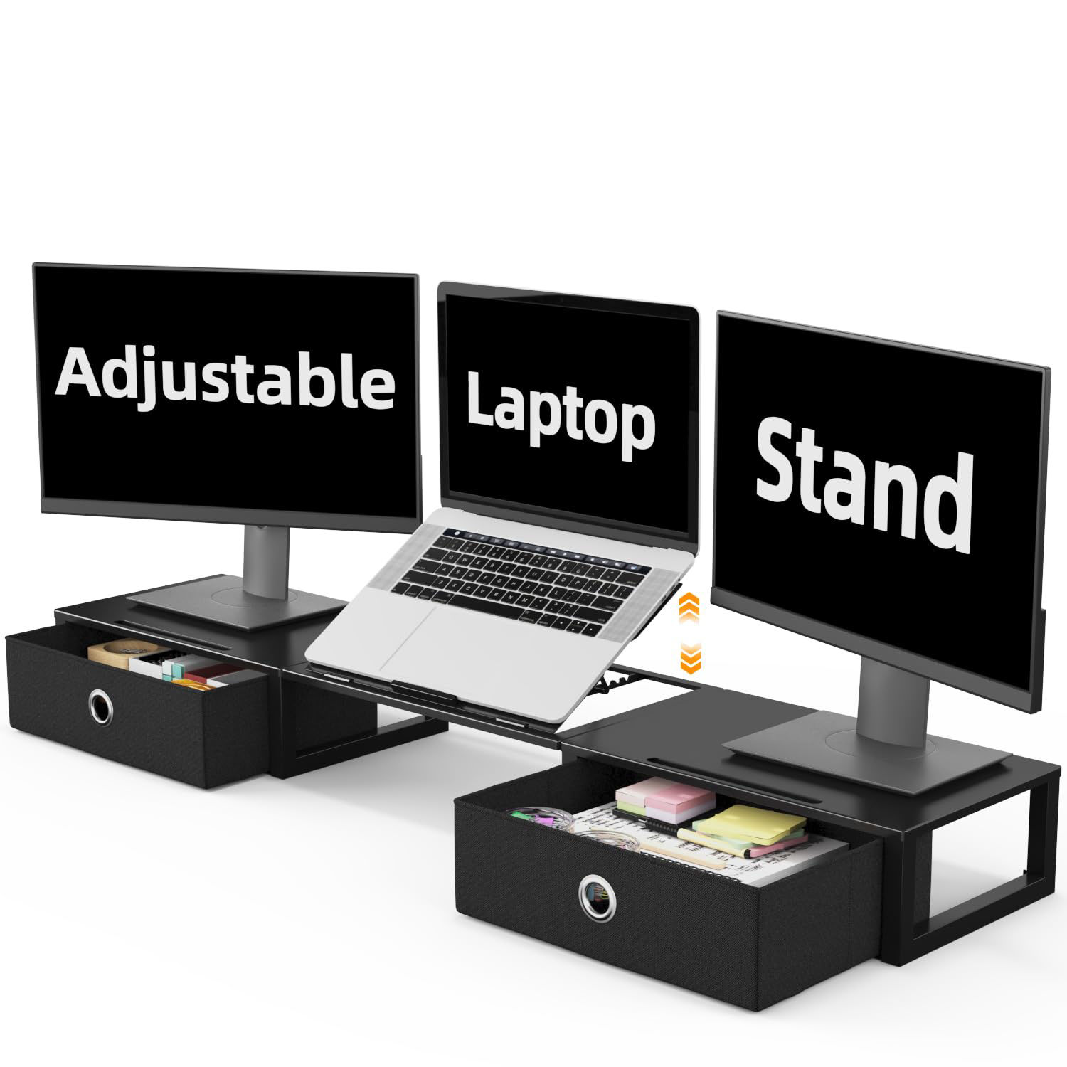 GetUSCart- WESTREE Monitor Stand Riser with Adjustable Laptop Stand ...