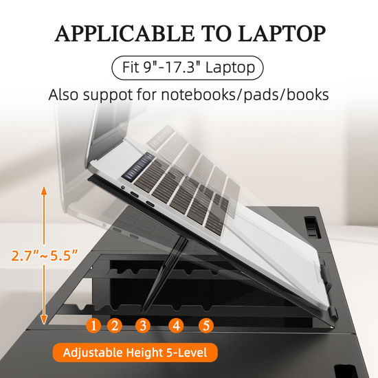 GetUSCart- WESTREE Monitor Stand Riser with Adjustable Laptop Stand ...