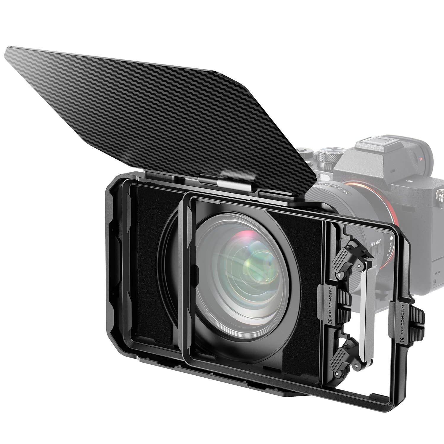 GetUSCart- K&F Concept Mini Matte Box, DSLR Matte Box with Carbon Fiber ...