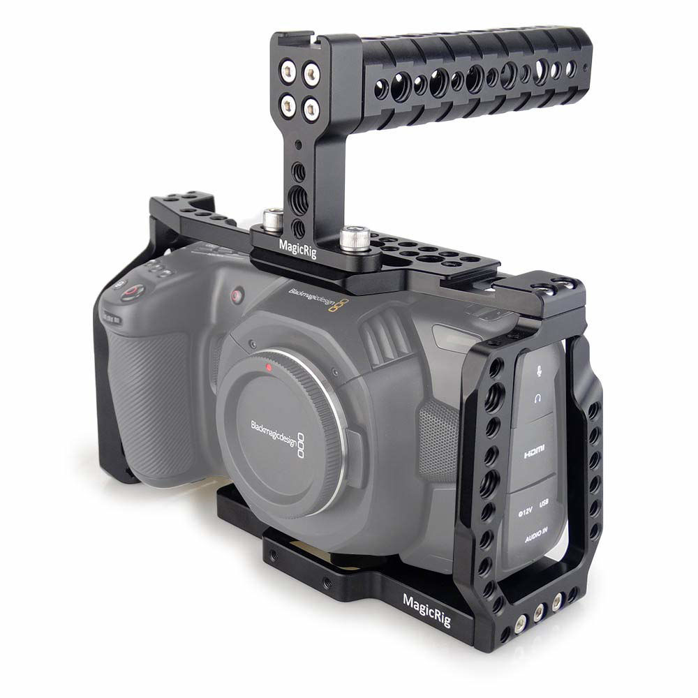 GetUSCart- MAGICRIG BMPCC 4K /BMPCC 6K Cage with Top Handle for ...