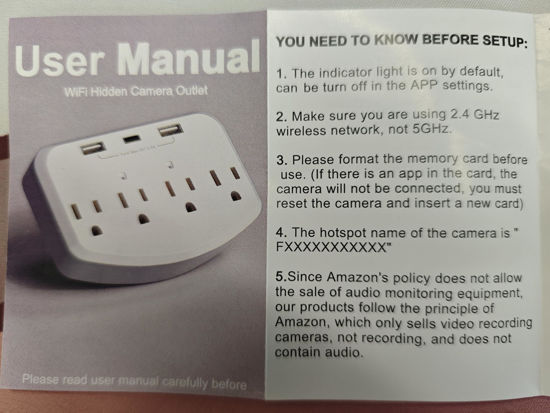 GetUSCart- Kestanlora HD 1080P Wireless Hidden Camera WiFi Spy Cameras ...