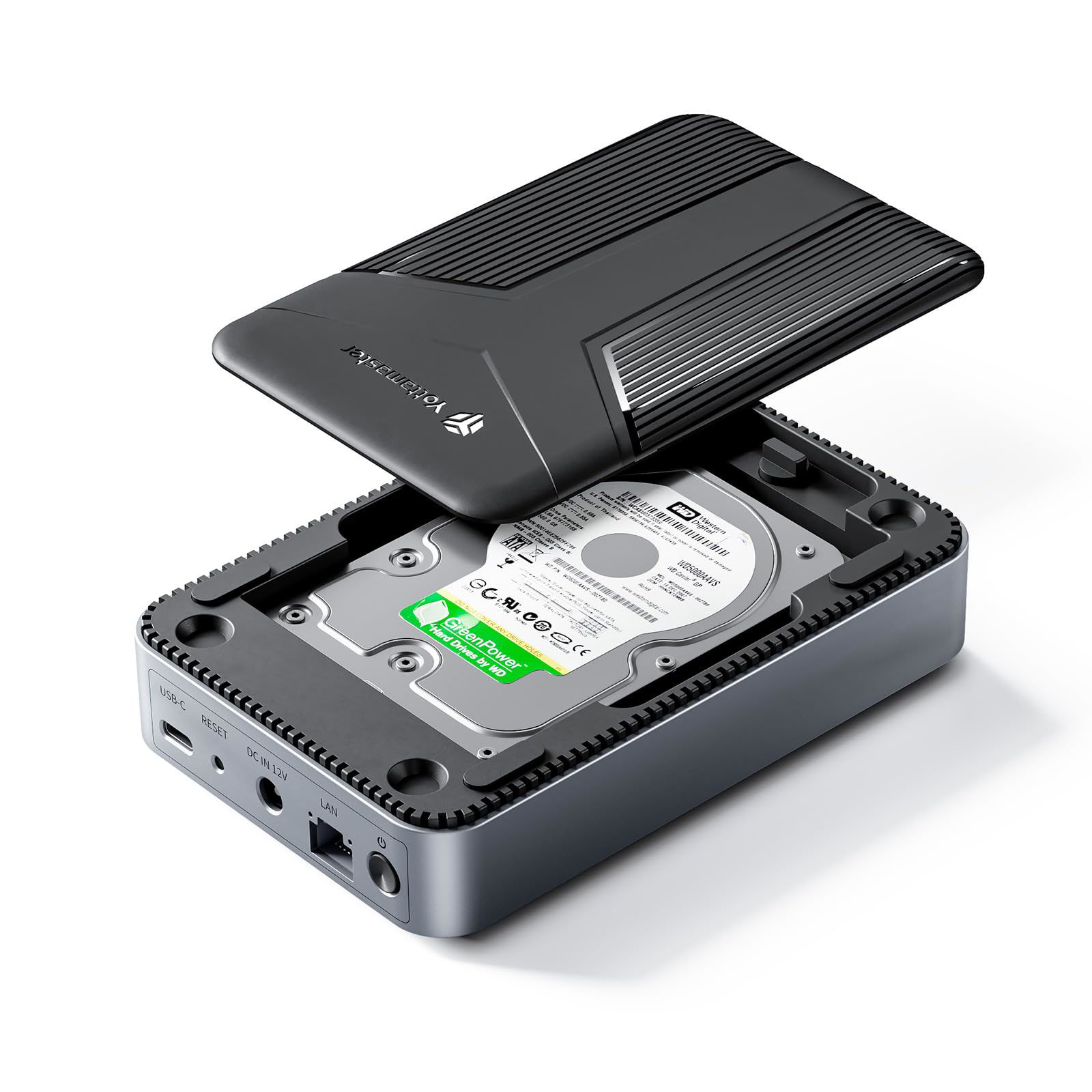 GetUSCart- Yottamaster 1 Bay NAS Storage for 2.5" SATA HDD/SSD, Quad ...