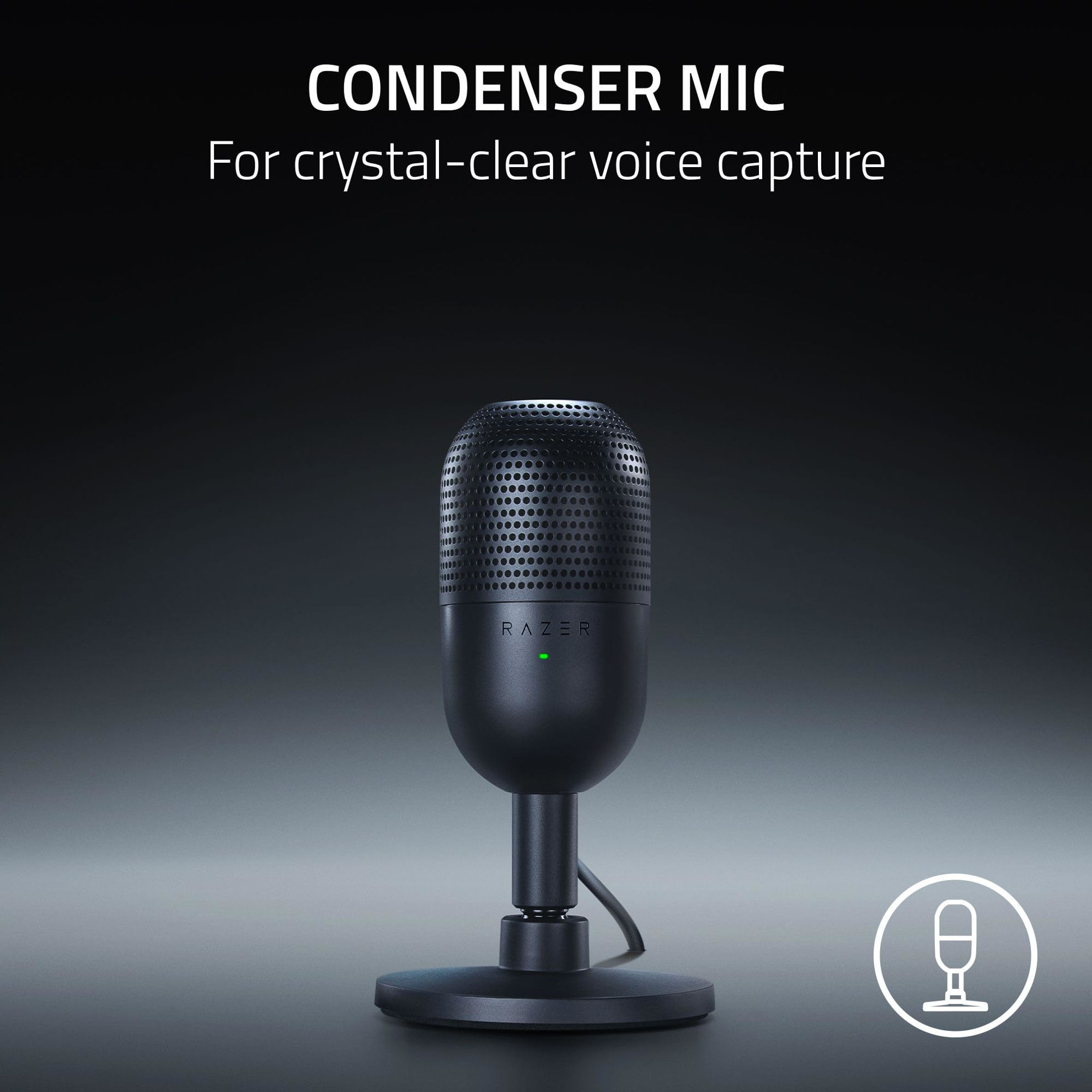 GetUSCart- Razer Seiren V3 Mini USB Microphone: Condenser Mic ...