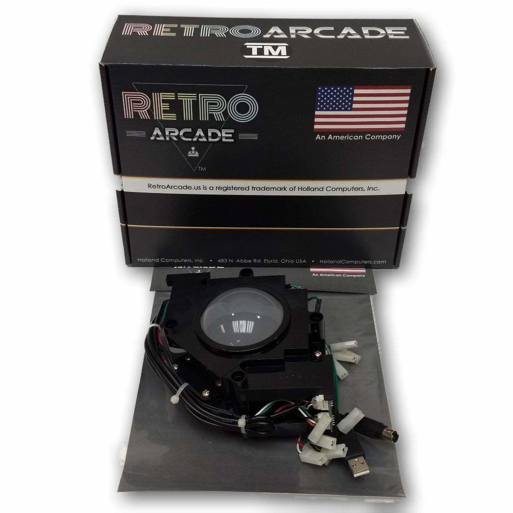 GetUSCart- Track Ball 3 inch Arcade Game Trackball for PC or MAC USB ...