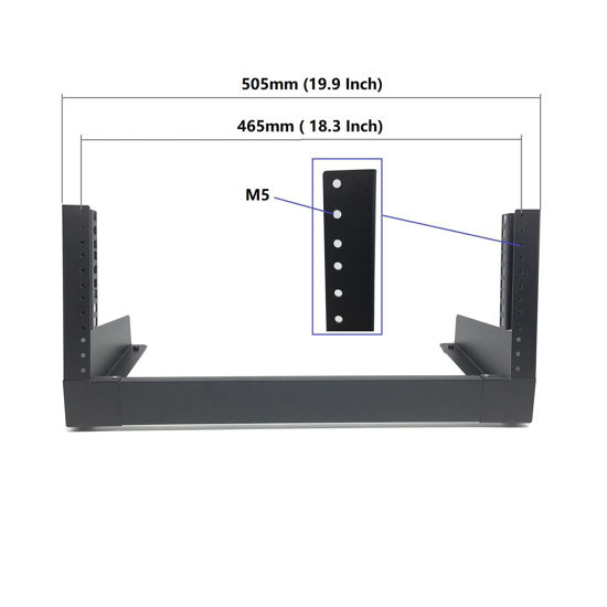 GetUSCart- JINGCHENGMEI 4U Desktop Server Rack 19 inches Open Frame ...