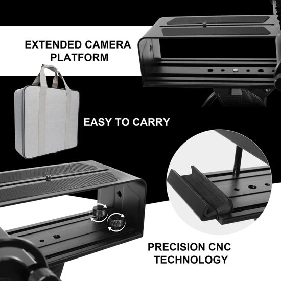 GetUSCart- GEIMRSY 16-inch Aluminium teleprompter with Remote Control ...