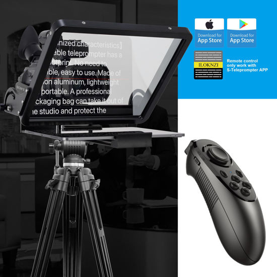 GetUSCart- GEIMRSY 16-inch Aluminium teleprompter with Remote Control ...