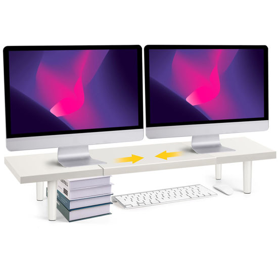 GetUSCart- Across-Star Dual-Monitor-Stand-Riser-For-Desk Adjustable ...