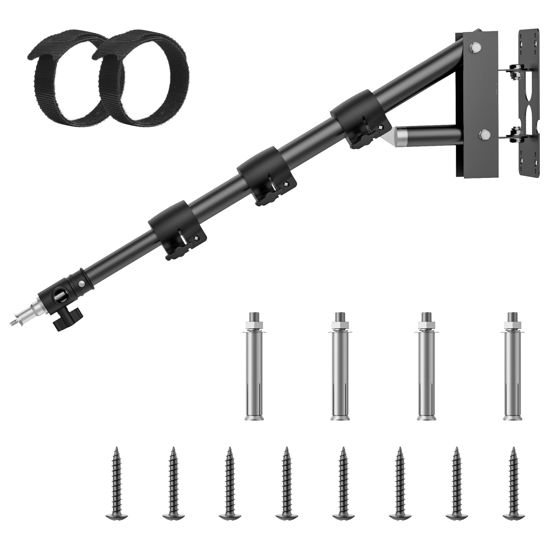 GetUSCart- Anautin Ring Light Mount - Wall Mount Triangle Boom Arm ...
