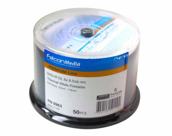GetUSCart- Falcon Media 50-Pack Premium Line DVD+R Dual Layer Discs ...