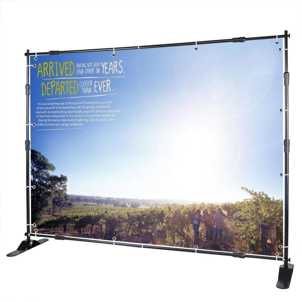 GetUSCart- VEVOR Backdrop Banner Stand 8 x 8 Ft Adjustable Height ...