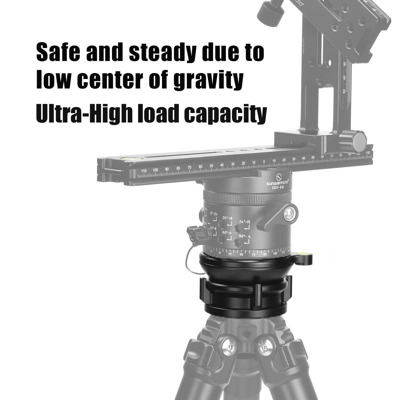 GetUSCart- SUNWAYFOTO LB-68 Leveling Base Tripod Head 22 lbs (10kg ...