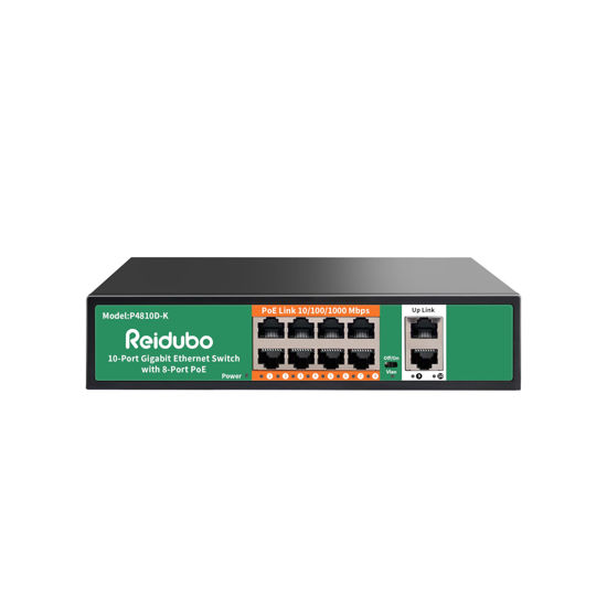 GetUSCart- Reidubo 8 Port Gigabit PoE Switch with 2 Gigabit Uplink ... GetUSCart- Reidubo 8 Port Gigabit PoE Switch with 2 Gigabit Uplink ...