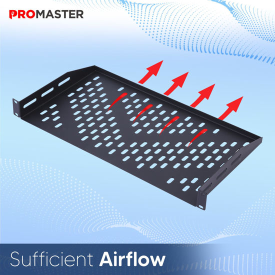 GetUSCart- ProMaster Server Vented Shelf - 19 Inches, 10'' Deep, 1U ...