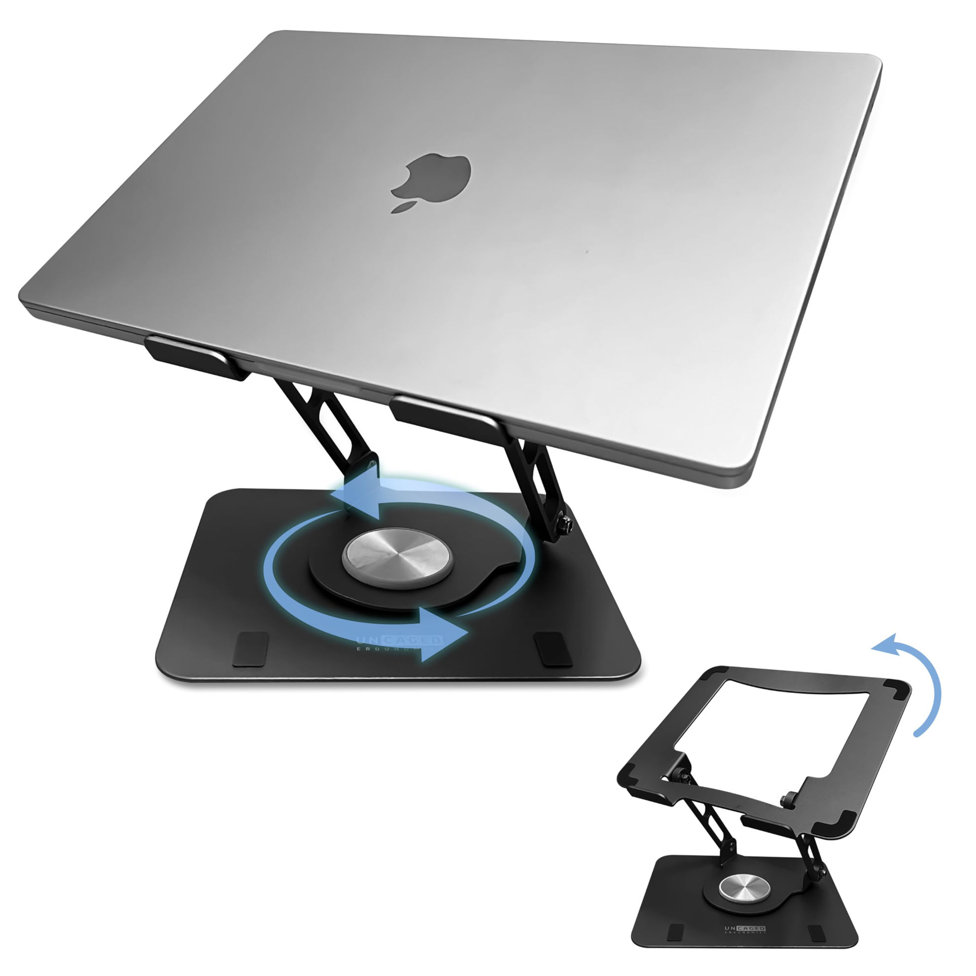 GetUSCart- Swivel Laptop Stand for Desk, Adjustable Laptop Stand for ...