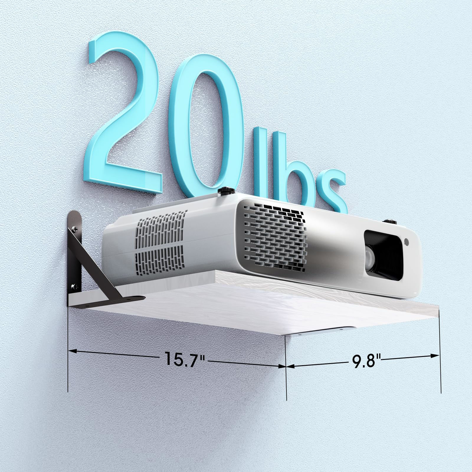 GetUSCart- Projector Wall Mount Shelf, Projector Wall Mount Floating ...