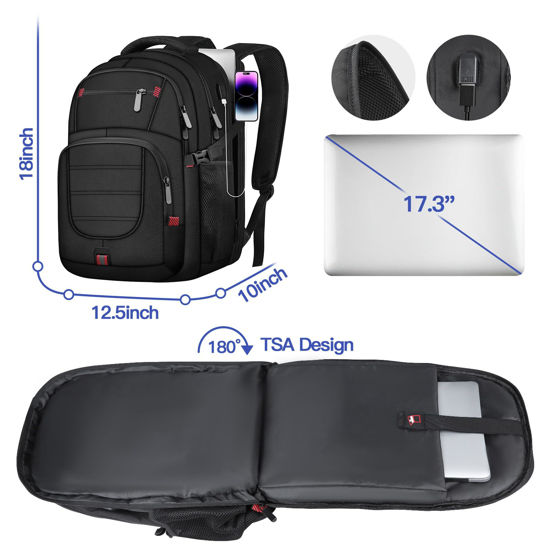 GetUSCart- ZMMMA Extra Large Backpack, 50L Travel Backpack, 17 inch ...