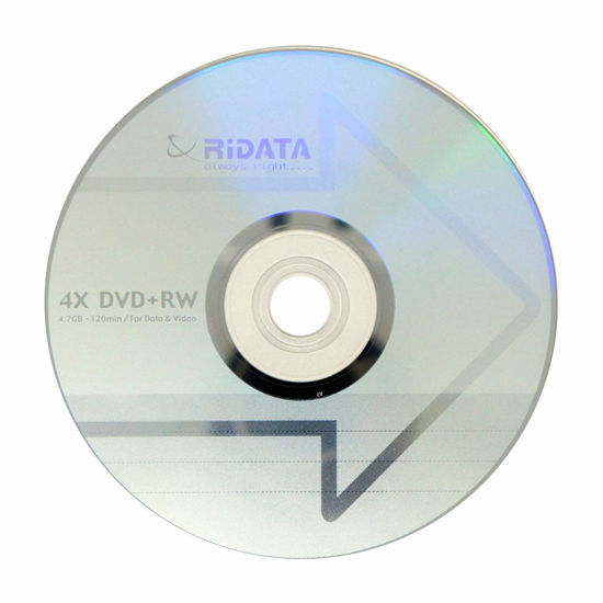 GetUSCart- 150 Pack Ridata DVD+RW 4X 4.7GB Silver Logo Rewritable DVD ...