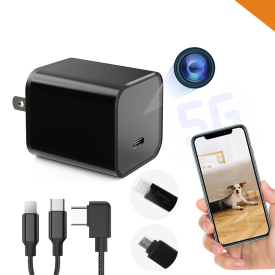 GetUSCart- Hidden Camera Charger - 2.4G/5G WiFi - Remote View - Premium ...