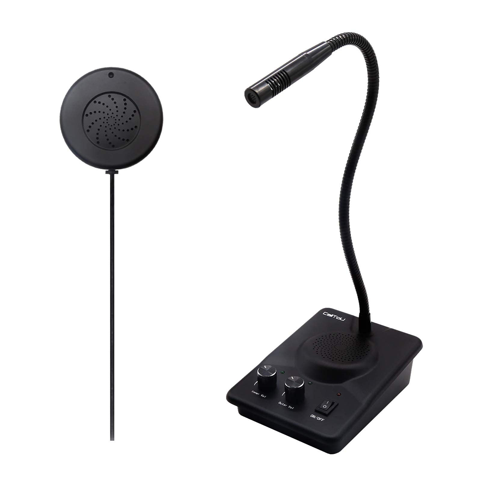 GetUSCart- CallToU Window Speaker Intercom System and Counter Intercom ...