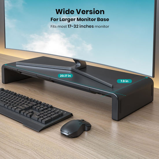 GetUSCart- Monitor Stand Riser, Klearlook Foldable Computer Monitor ...