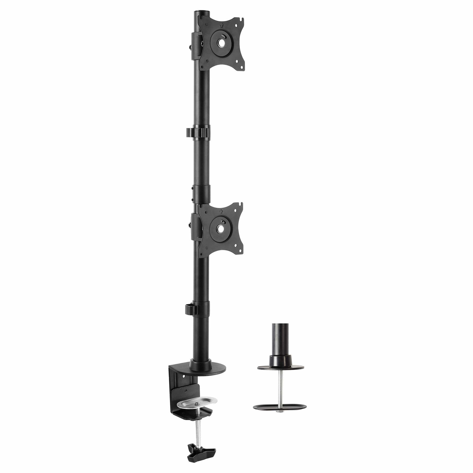 GetUSCart- VIVO Dual Monitor Desk Mount Stand with Height Adjustment ...