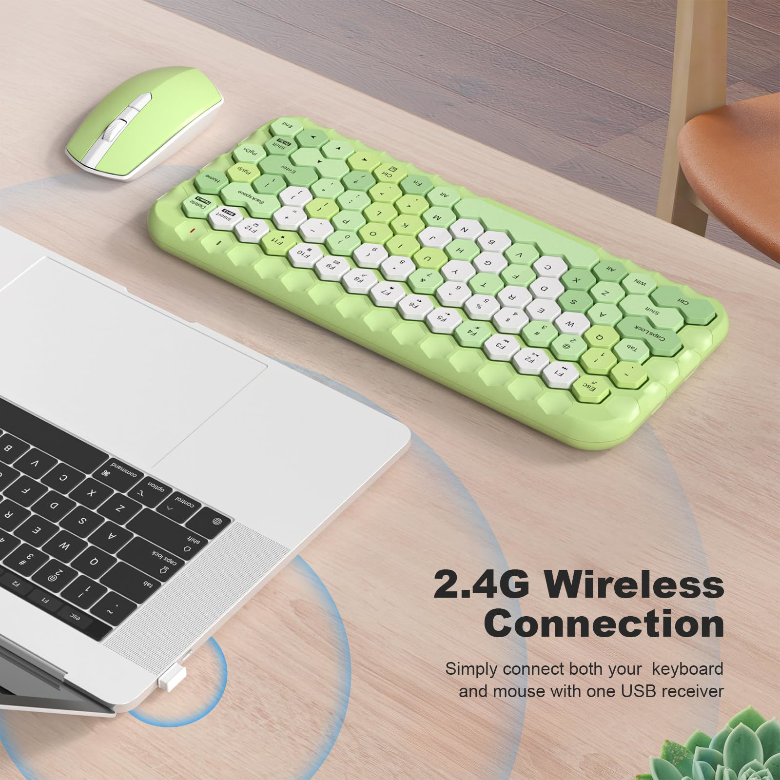 GetUSCart- MOFII Wireless Keyboard and Mouse, Computer Keyboard with ...