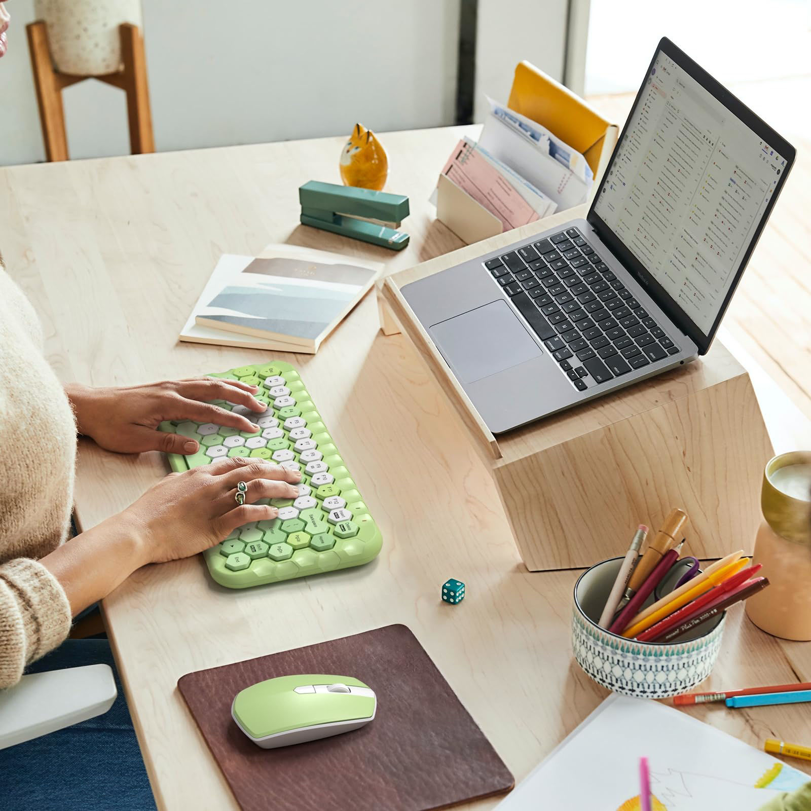 GetUSCart- MOFII Wireless Keyboard and Mouse, Computer Keyboard with ...