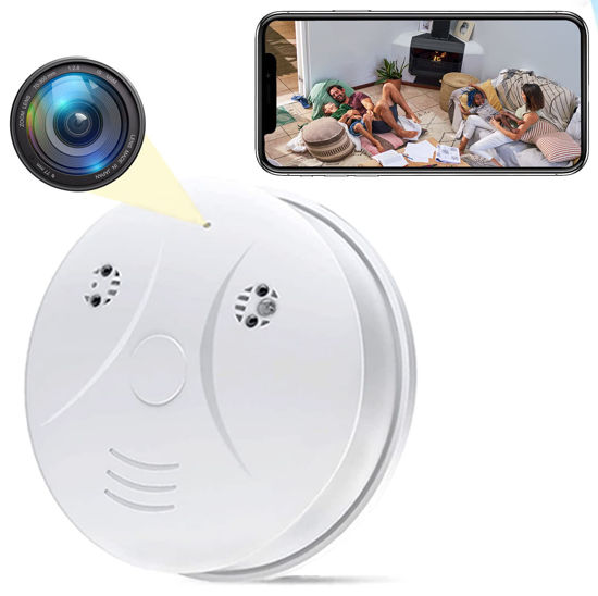 GetUSCart- Kestanlora Hidden Camera Smoke Detector Camera WiFi HD 1080P ...