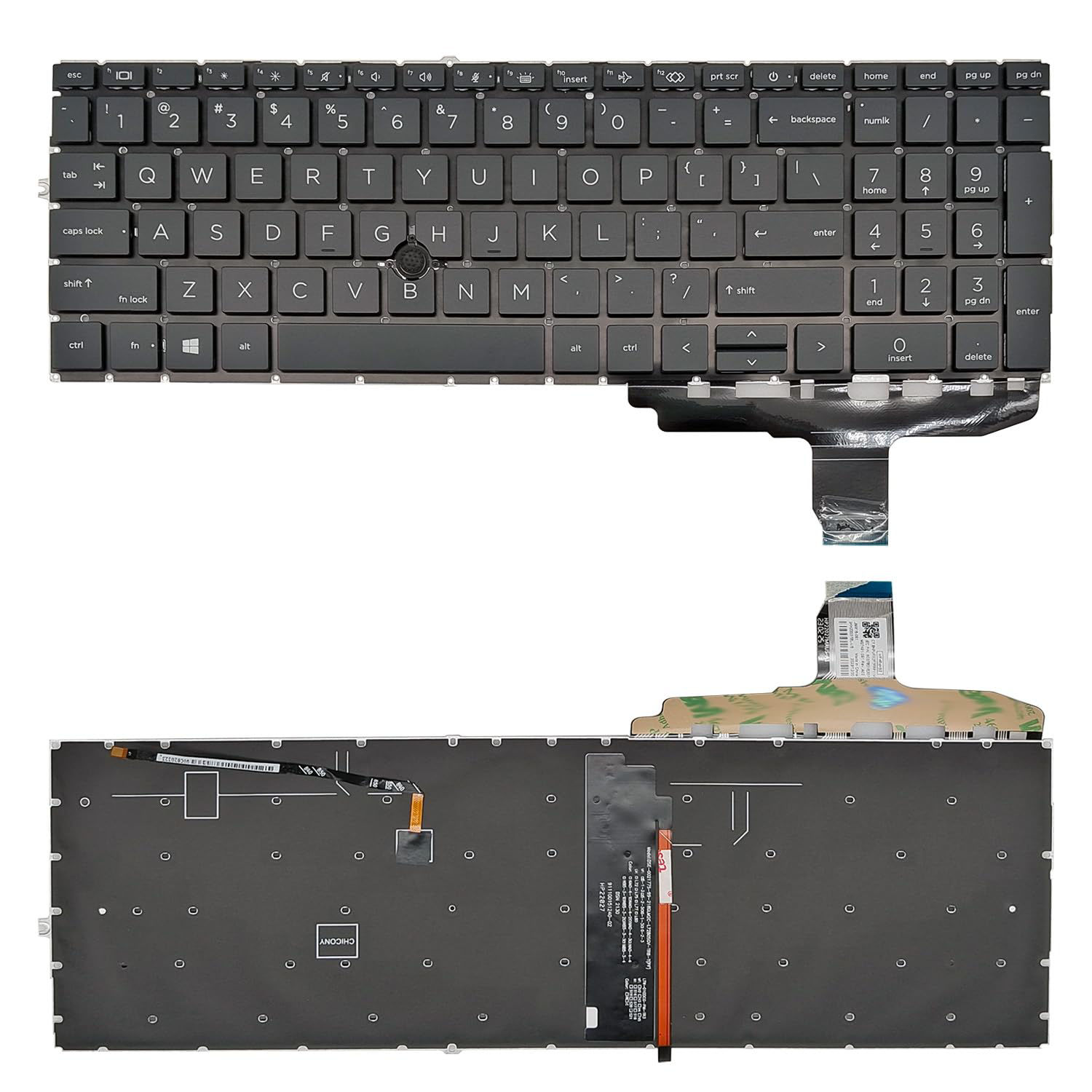 GetUSCart- PAEBAI+ Replacement Laptop Keyboard Backlight for HP ...