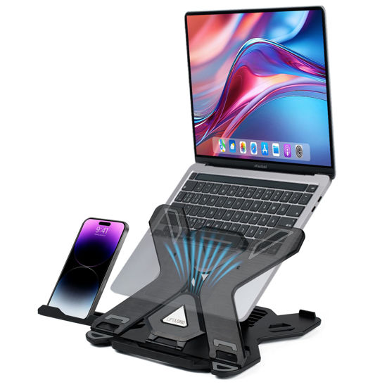 GetUSCart- Lifelong Adjustable Laptop Stand with Phone Holder ...
