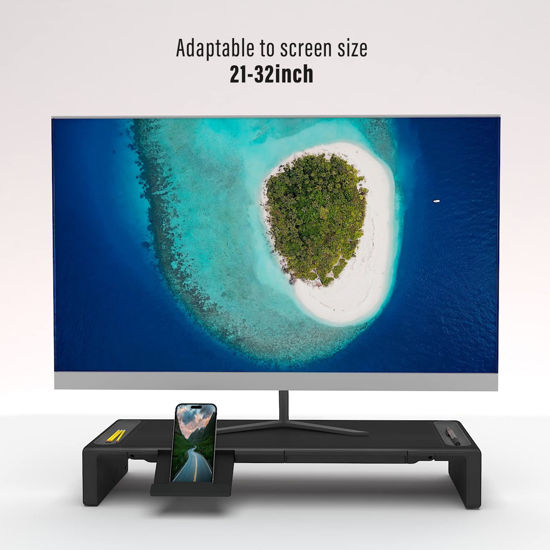 GetUSCart- OImaster Monitor Stand Riser, Foldable Computer Monitor ...