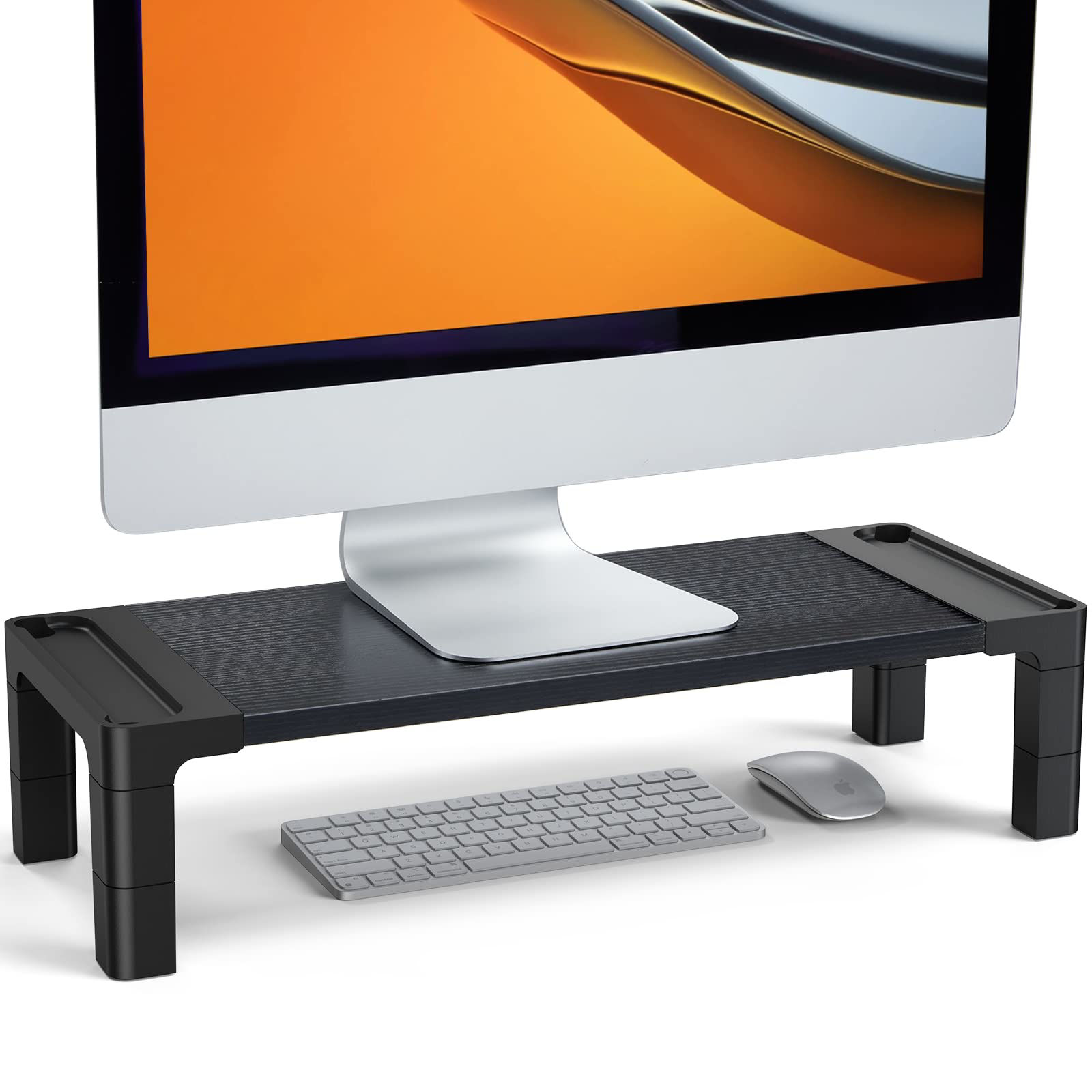 GetUSCart- HUANUO Computer Monitor Stand Riser, Adjustable Laptop Stand ...