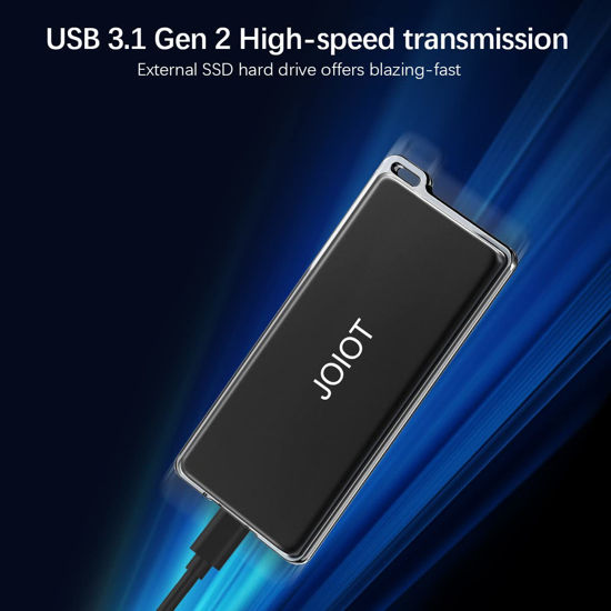 GetUSCart- JOIOT 500G Portable External SSD USB 3.1 Type C Flash Drive ...