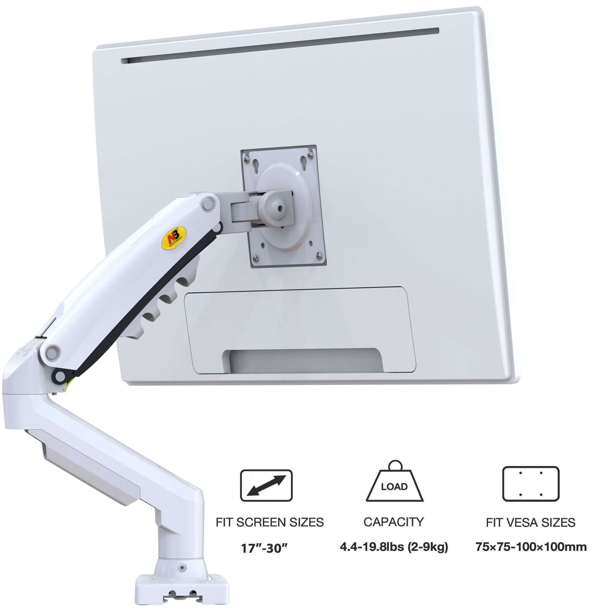 GetUSCart- NB North Bayou Monitor Desk Mount Stand Full Motion Swivel ...