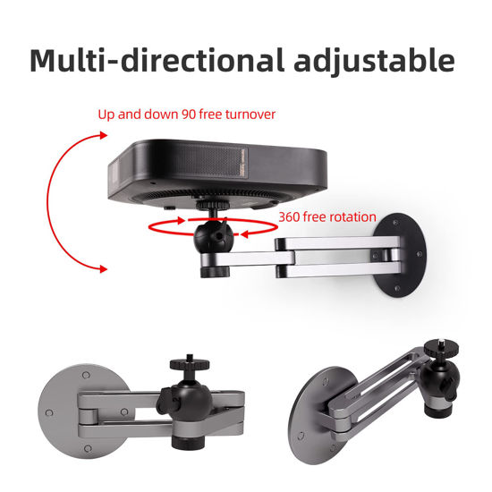 GetUSCart- Blanou Foldable Projector Wall Mount Aluminum Alloy ...