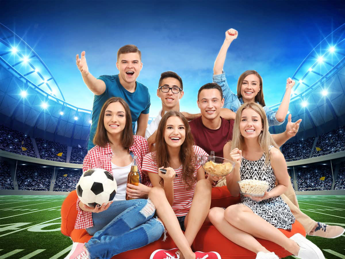 GetUSCart- Super Bowl Sport Theme Party Decorations Football Backdrop ...