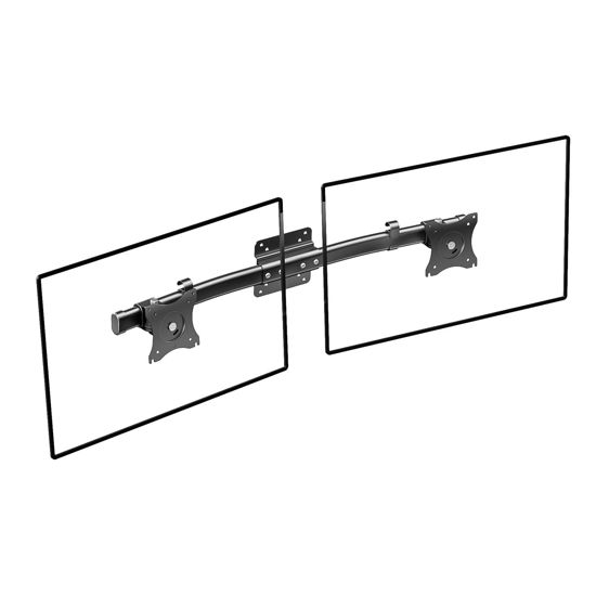 GetUSCart- WALI Dual Monitor Wall Mount, Single to Double Bracket ...