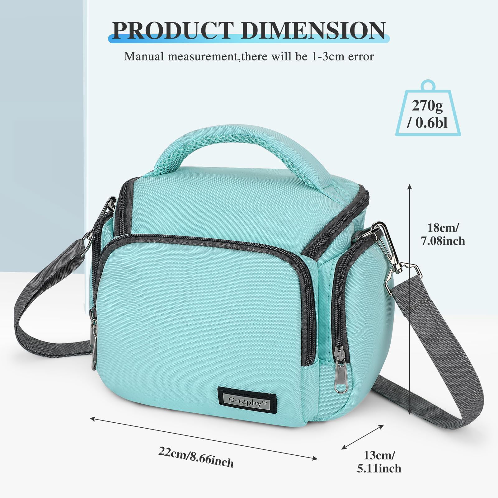 GetUSCart- G-raphy Camera Bag Crossbody Bag Camera Case Photographer ...