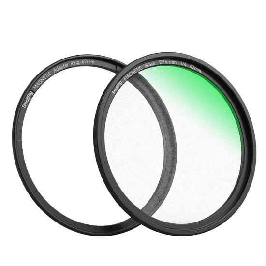 GetUSCart- SmallRig 67mm Magnetic Black Diffusion 1/4 Filter Mist ...
