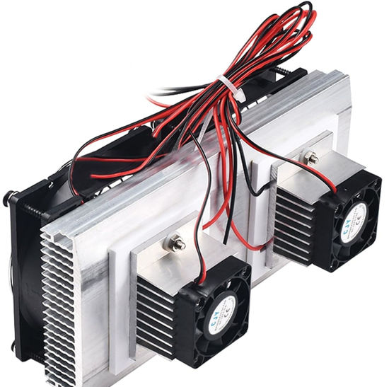 GetUSCart- Yrhrol Mini Air Conditioner DC 12V DIY Thermoelectric Peltier Refrigeration Cooling ...