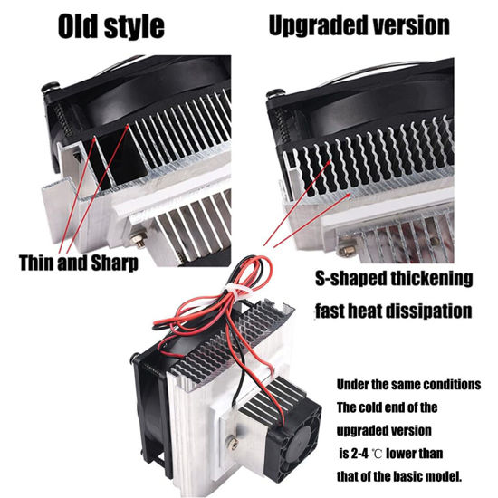 GetUSCart- Yrhrol Mini Air Conditioner DC 12V DIY Thermoelectric ...