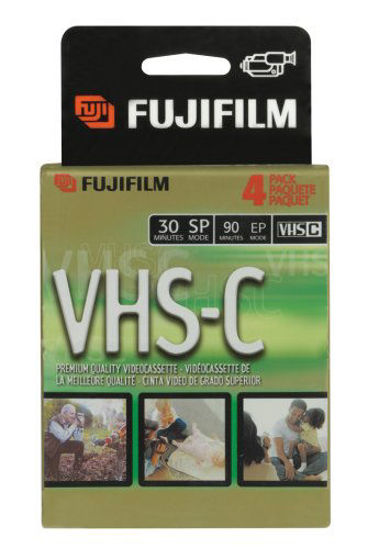 GetUSCart- Fuji PRO TC-30 Recordable VHS Cassette Tapes (4 Pack h/t)