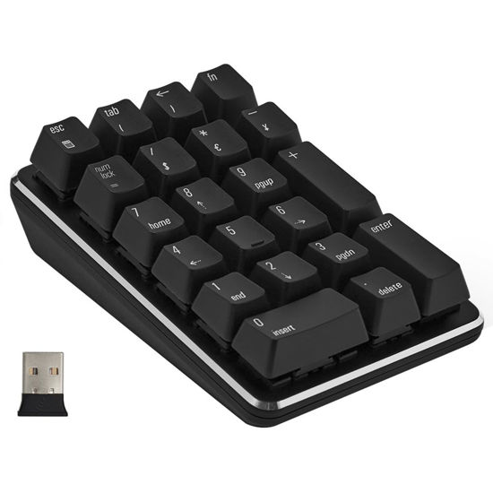 GetUSCart- Merdia 2.4G Wireless Mechanical Numpad GATERON Blue Switch ...