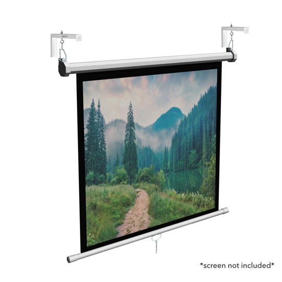 GetUSCart- Mount-It! Projector Screen Wall Mount L-Brackets - Extra ...