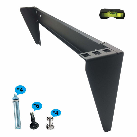 GetUSCart- JINGCHENGMEI 19 Inch 1U Heavy Duty Vertical Wall Mountable ...