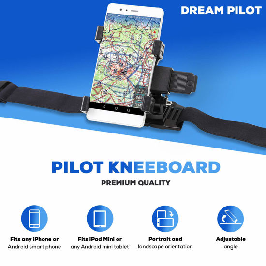 GetUSCart- Pilot Kneeboard for Smartphones, Mini Tablets, iPhone, iPad ...